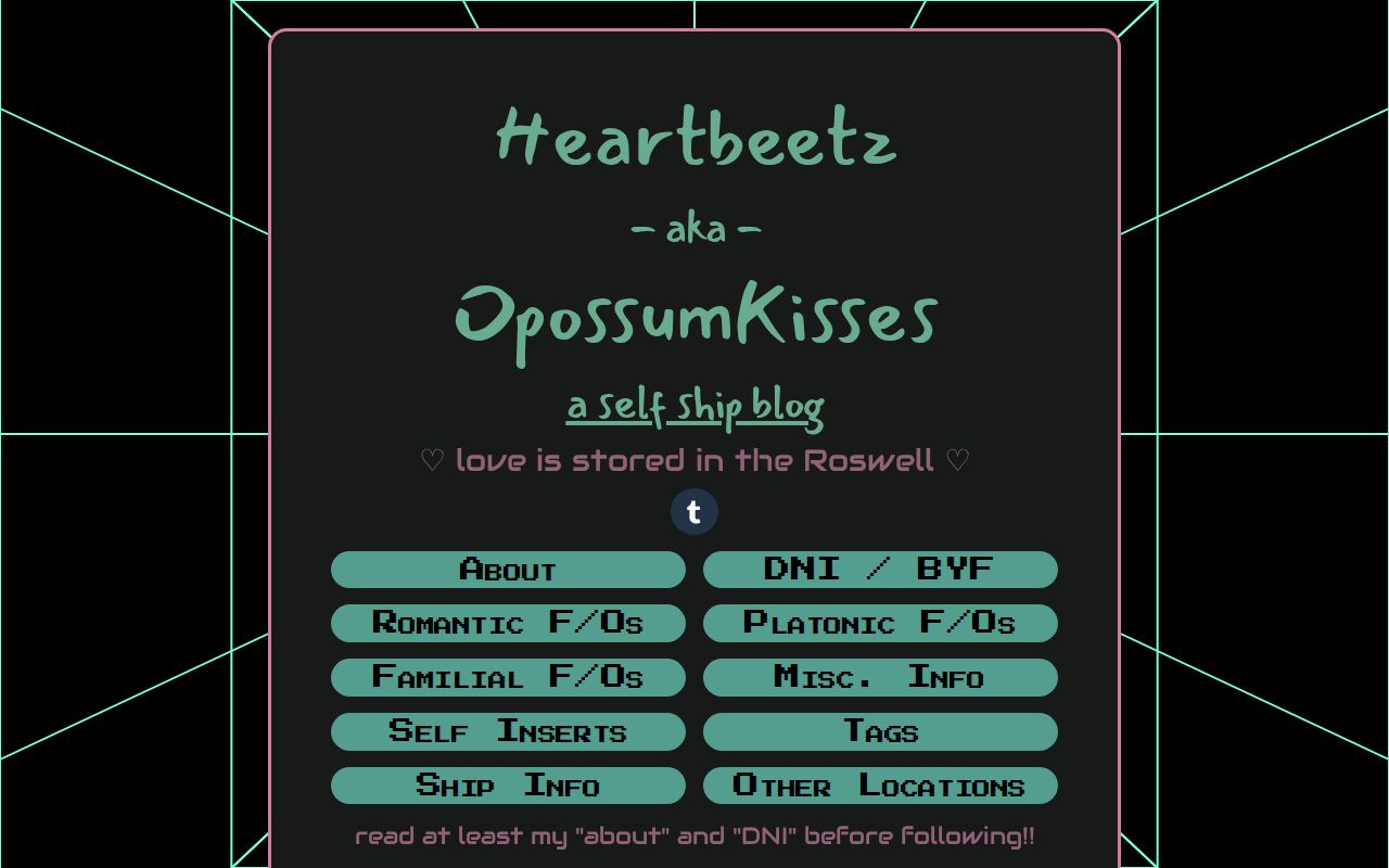 overtly affictionate : a self ship blog